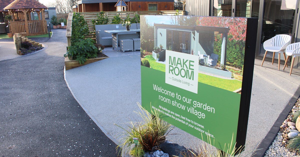 Garden Room Showroom & Show Villages from Make Room